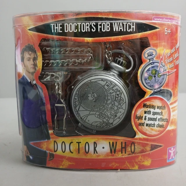BBC DOCTOR WHO The Doctor's Fob Watch Electronic Toy Light & Sound ...