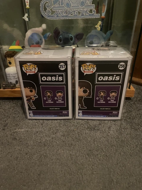 FUNKO POP! ROCKS Liam & Noel Gallagher (Oasis) #256 & 257 (Crease On ...