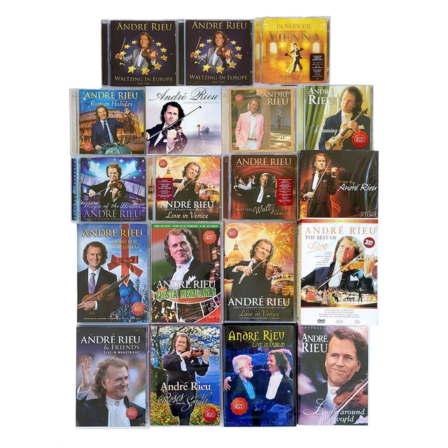 ANDRE RIEU CD & DVD Bundle x 21 Job Lot - 10 x DVDs, 5 x CDs 6 x CD/DVD ...