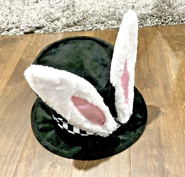 BUNNY EARS TOP Hat - Black Velvet - Magician Hat $7.95 - PicClick