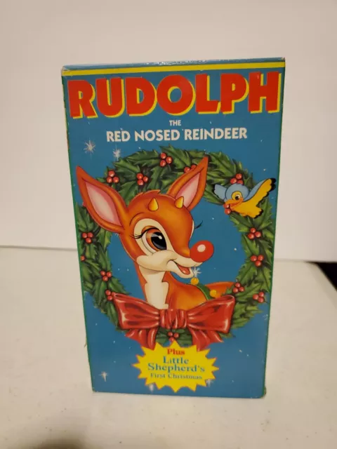 Rudolph The Red Nosed Reindeer Vhs 1992 Goodtimes Video Little Shepherds First £095 Picclick Uk