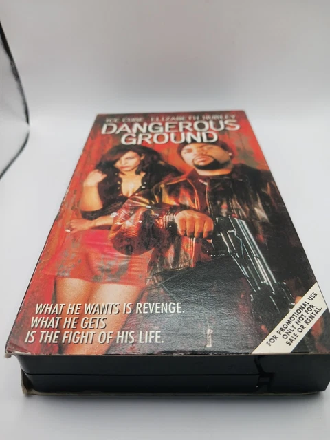 DANGEROUS GROUND (VHS, 1997) Ice Cube, Elizabeth Hurley Hip Hop Rap ...
