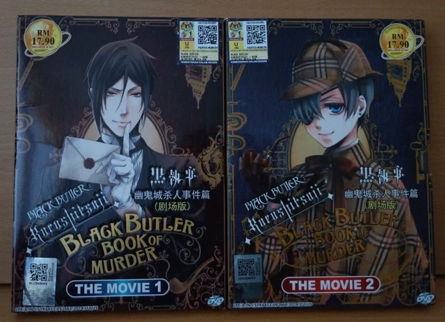 BLACK BUTLER: BOOK of Murder Movie 1 & 2 (OVA) ~ All Region ~ Anime DVD ...