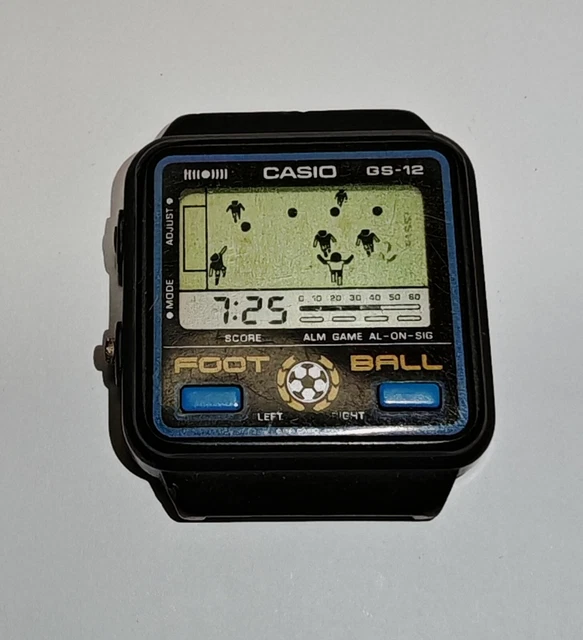 CASIO GS-12 FOOTBALL Game Watch 1984 £297.08 - PicClick UK