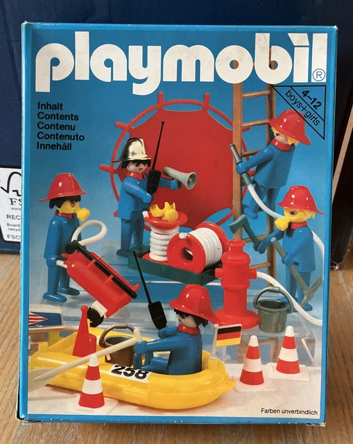 VINTAGE PLAYMOBIL 1980 Set 3491 Pompiers Complet EUR 39,00 - PicClick FR