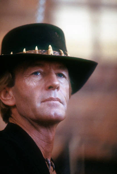 AUSTRALIAN ACTOR PAUL Hogan filming Crocodile Dundee II in 1987 - Old ...