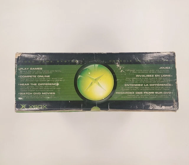 MICROSOFT ORIGINAL XBOX Console Box $169.99 - PicClick CA