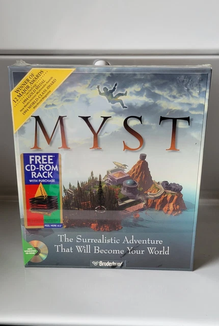 VTG 1994 MYST Big Box Broderbund Windows PC CD-ROM Game New Factory ...