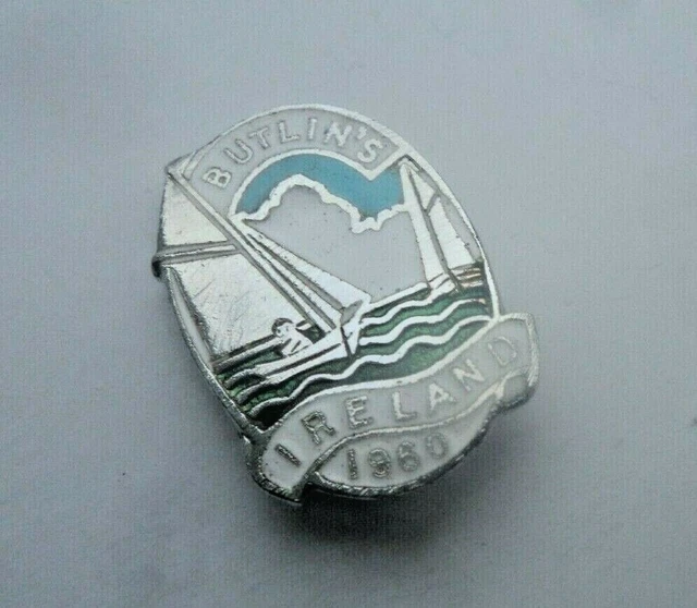 ORIGINAL BUTLIN / Butlins Badge - Ireland Mosney 1967 Yellow $65.27 ...