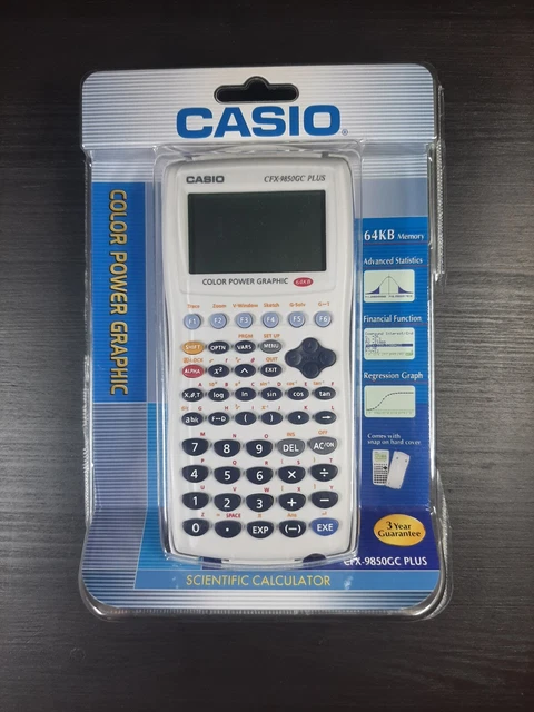 CASIO CFX-9850GC PLUS Power Graphic Calculator Taschenrechner ...