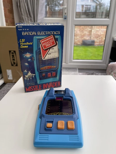 BANDAI MISSILE INVADER Vintage 1980's Handheld Arcade Game - Fully Working £30.00 - PicClick UK