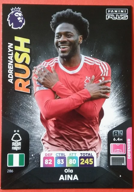 CARTA ADRENALYN XL PL 2023/24 più Adrenalyn Rush - Ola Aina of ...