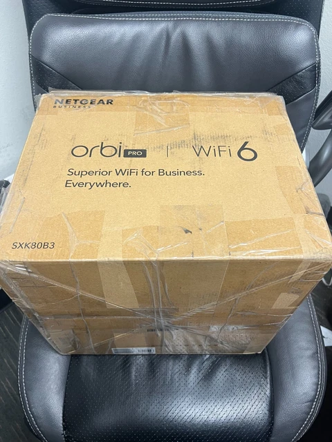 NETGEAR ORBI PRO WiFi 6 Tri-band Mesh System - AX6000 (Up to 6Gbps ...