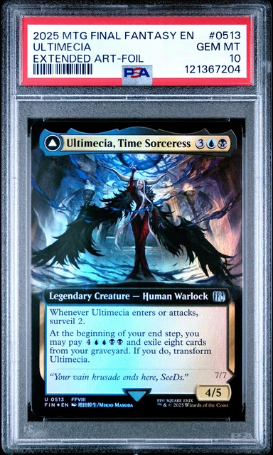 2025 MTG FINAL Fantasy Ultimecia, Omnipotent/Ultimecia, Time Sorceress ...