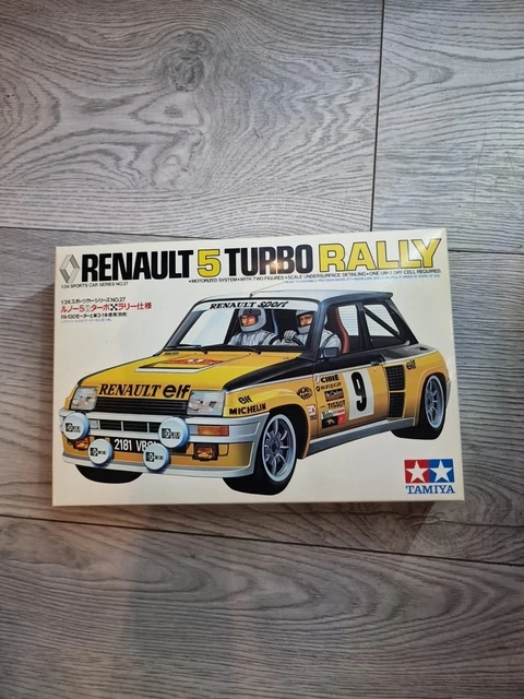 RENAULT 5 TURBO RALLY - 1:24 scale Tamiya kit 24027 - Sealed parts EUR ...