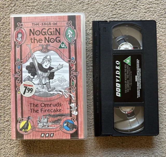 THE SAGA OF NOGGIN THE NOG - BBC VHS tape - The Omruds The Firecake £21 ...