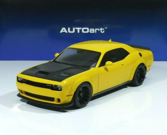 Dodge Challenger Srt Hellcat 2018 Widebody Yellow Black 1 18
