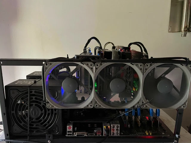 4 GPU MINING Rig with AMD RX 580/480/470 4GB 100 MH/S (Mines ETC NOT ...