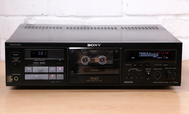SONY TC-K700ES 3-HEAD Quartz Lock DIRECT DRIVE cassette tape deck Dolby ...