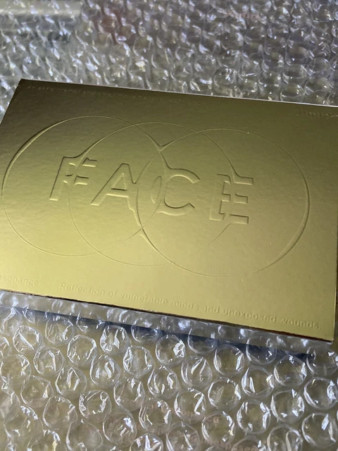 BTS JIMIN FACE WEVERSE ALBUMS Ver. QR Code+Booklet+Lyrics+Writing Note ...