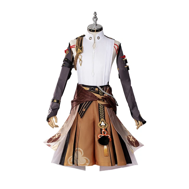 GENSHIN IMPACT SHIKANOIN Heizou Full Set Men Uniform Halloween Cosplay ...