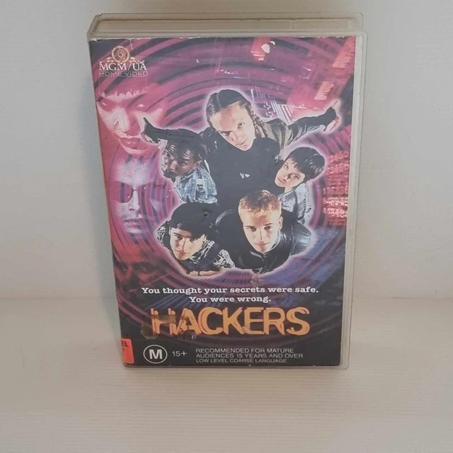 HACKERS (VHS, 1995) Cult Classic 90s Movie RARE Aus Copy VHS Video Tape ...