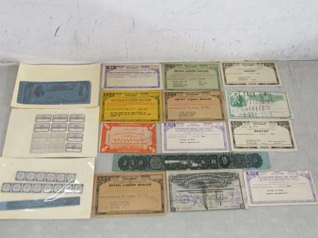 NYSTAMPS US REVENUE tax paid stamp collection with better j8sd £14.21 ...