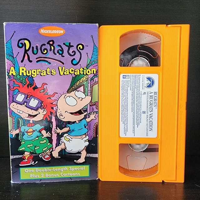 RUGRATS - A Rugrats Vacation (VHS, 1997) Nickelodeon Orange Shell £4.58 ...