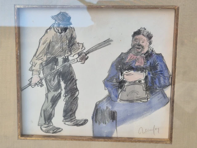 TABLEAU DESSIN De Raymond Renefer (1879-1957) EUR 50,00 - PicClick FR