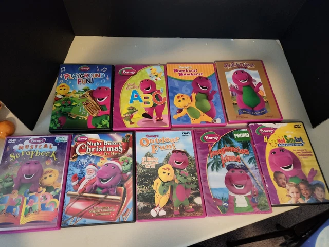 BARNEY DVD LOT of 9 movies with 1 a brand new sealed promo movie £35.96 ...