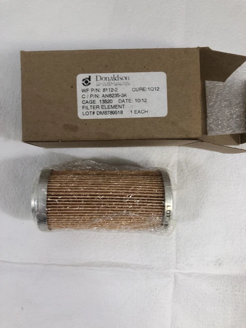 DONALDSON AIRCRAFT FILTER ELEMENT AN6235-3A Cessna £12.92 - PicClick UK