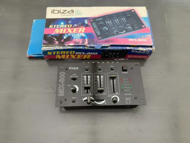 TABLE DE MIXAGE Mixette Ibiza Sound Mix 800 Vintage Boite Et Notice EUR ...