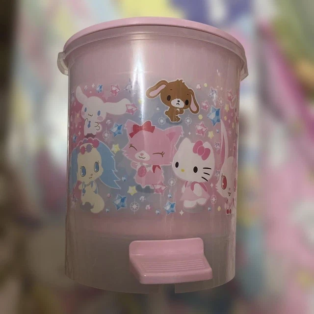 SANRIO RETRO STEP Trash Can Kids Cartoon Character Pink New Unused $370 ...