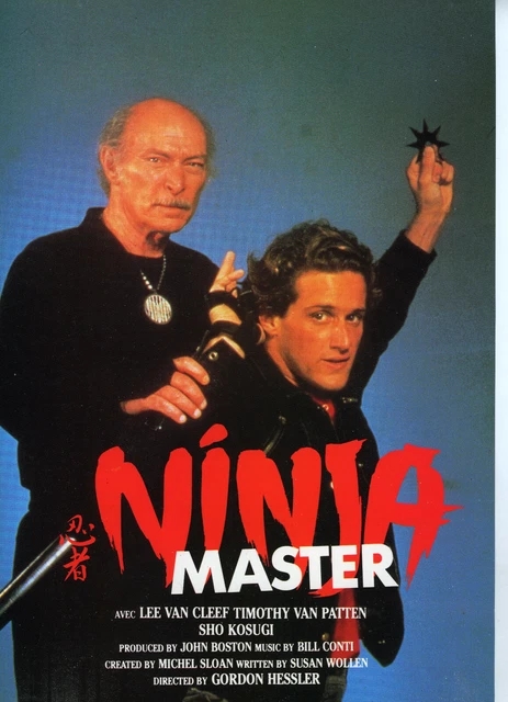 AFFICHE VIDEO-PLV-(SEUL SANS vhs)-NINJA MASTER-30 cm/21 cm-LEE VAN CLEEF- EUR 4,50 - PicClick FR