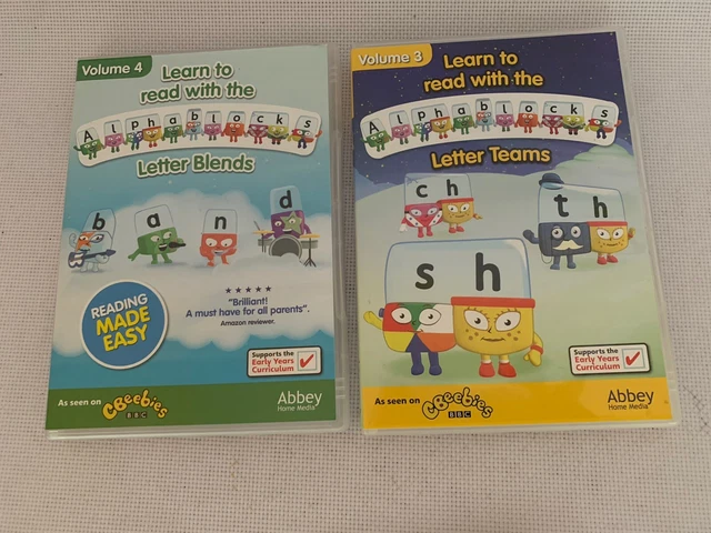 ALPHABLOCKS DVDS X 2 Volume 3 & 4 CBeebies EUR 15,58 - PicClick IT