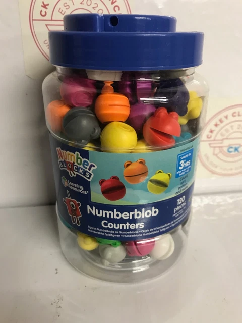 LEARNING RESOURCES | Numberblocks Numberblob Counters Set | 120 Pieces ...