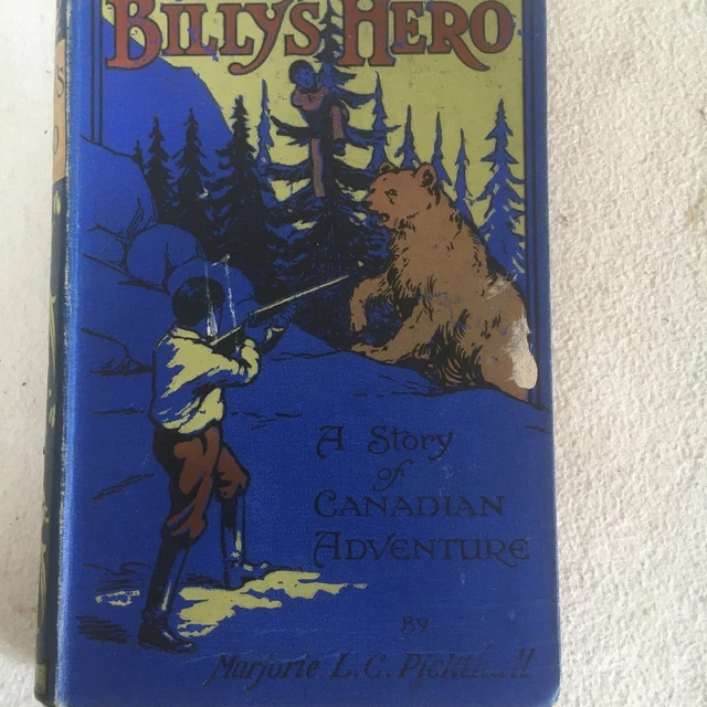 ANTIQUE BOOK “BILLY’S hero” a Canadian adventure £7.00 - PicClick UK