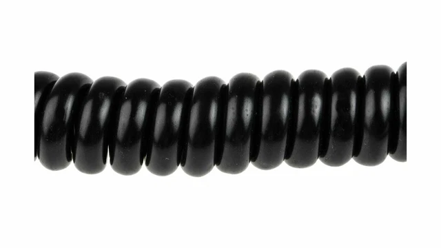 CURLY COILED MAINS Wire Flex Stretchy Spiral Cable PVC 13 amp 3 core 1 ...