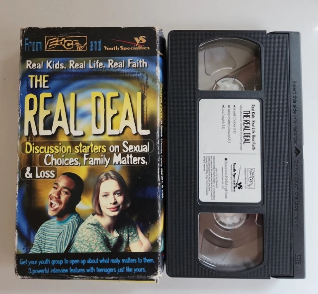 THE REAL DEAL VHS Sexual Choices, Family Matters & Loss Christian Youth ...