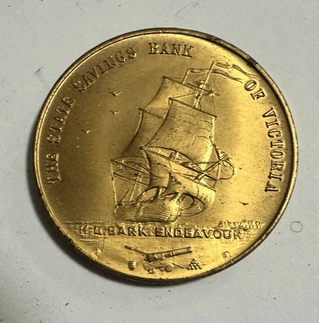 1970 CAPTAIN JAMES COOK Bicentenary State Savings Bank OF Victoria ...