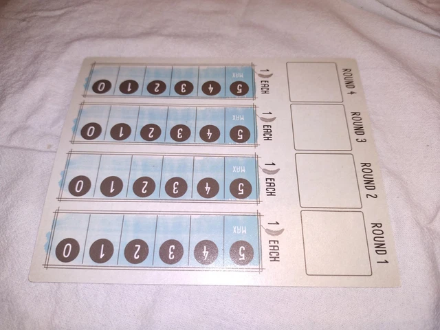 WINGSPAN BASE GAME Score Chart (Spare) £2.24 - PicClick UK