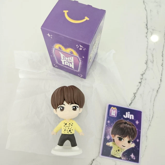 MCDONALDS HAPPY MEAL Toy 2025 TINY TAN THROWBACK Jin RARE BTS Canada NEW In BOX $99,998.00 ...