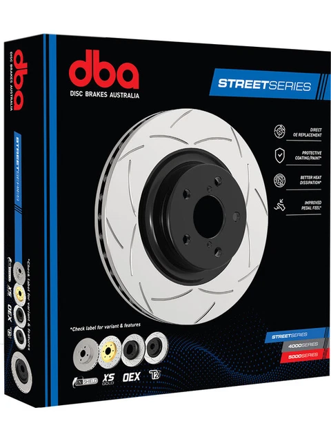 DBA T2 SLOTTED Disc Brake Rotor (Single) 300mm fits Kia Cerato 1.8 YD ...