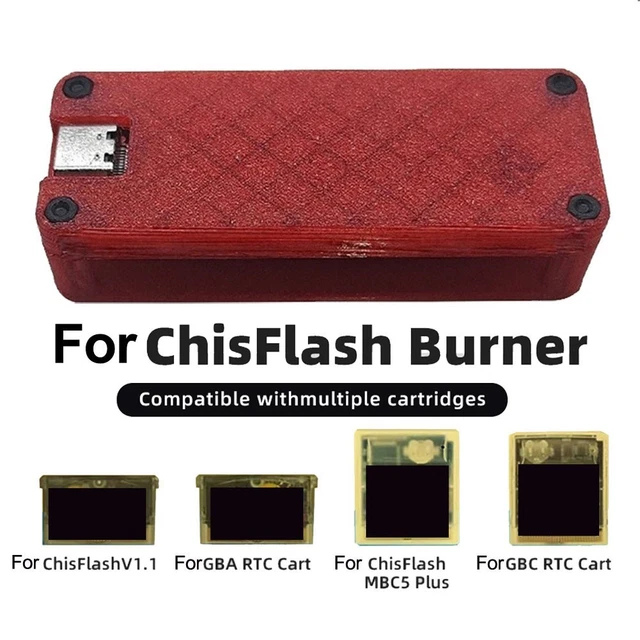 FÜR CHISFLASH GAME Cartridge Programmer für GB GBC mit SARM FLASH ...