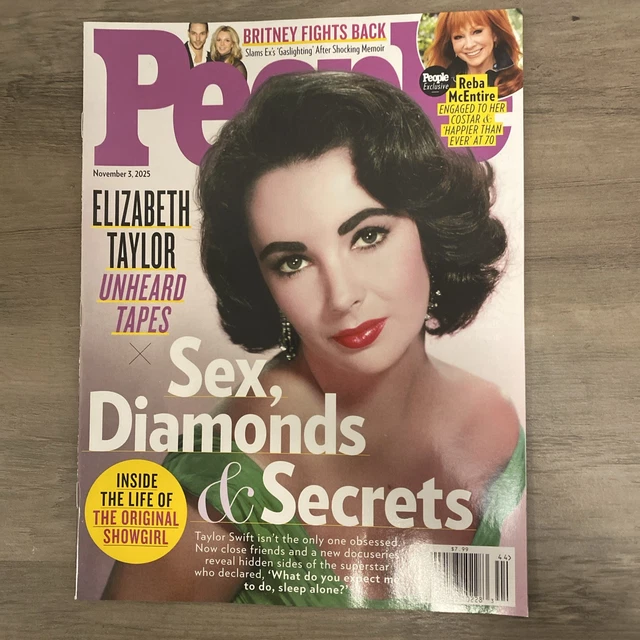 PEOPLE MAGAZINE NOVEMBER 10 2025 ~ Elizabeth Taylor ~ Reba McEntire £7. ...