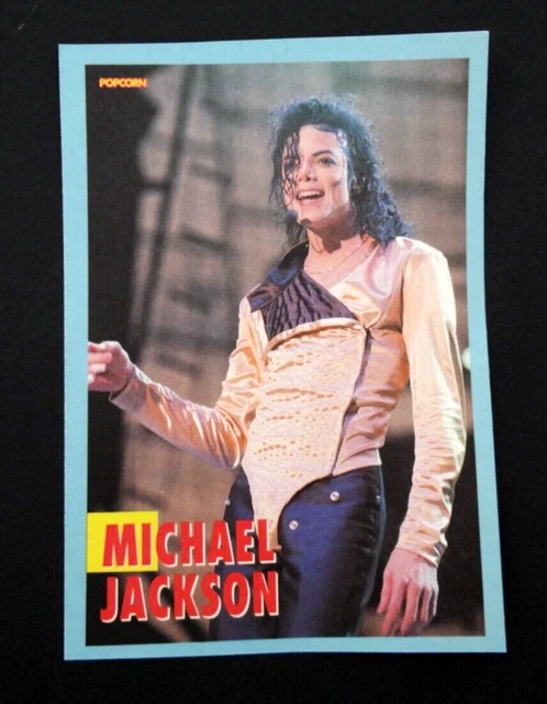 POPCORN MICHAEL Jackson 80er Jahre Jugendmagazin Star-Postkarte Foto ...