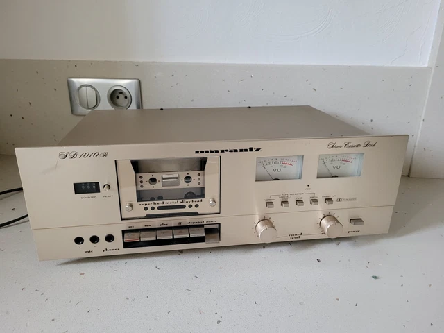 PLATINE K7 MARANTZ SD 1010 R stereo cassette deck 1981 - à réparer ...