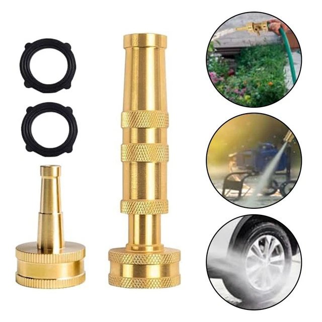 BUSE DE JARDIN en laiton tuyau robuste buse design élégant solution polyvalent EUR 12,85 ...