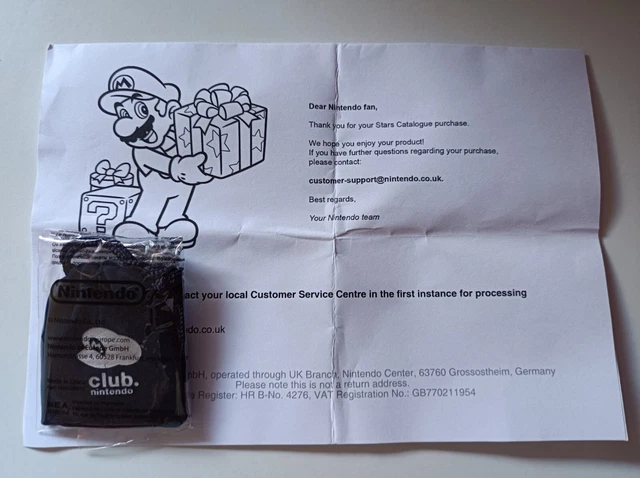 CLUB NINTENDO MARIO And Luigi Goodbye Coin *NEW AND SEALED* £39.99 ...