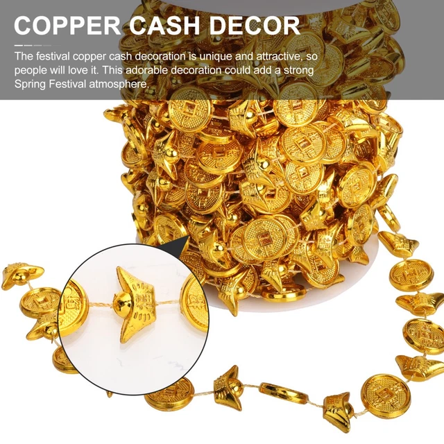 SPRING FESTIVAL DECOR Plastic Chinese New Year Coin Novelty Coins $39. ...